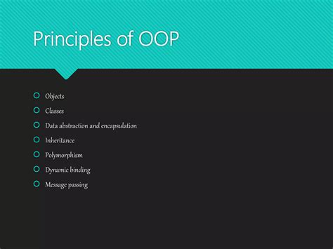 Principles Of Oop PPT