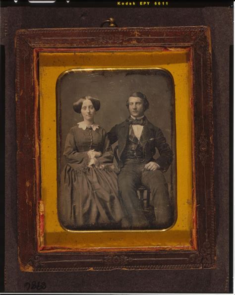A Francis Henry Grice Half Plate Daguerreotype Proposed To Be George Albert Smith And Bathsheba