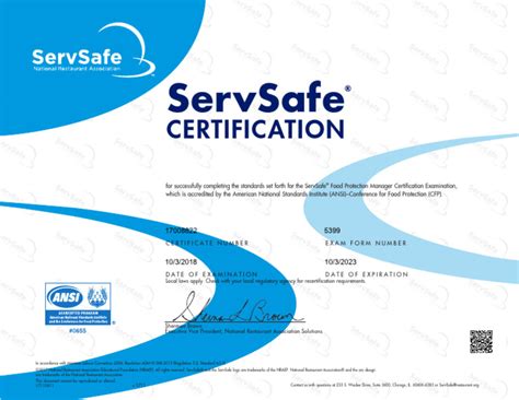 393557288 Servsafe Certification Pdf Qualifications