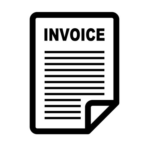 Simple Invoice Icon Statement Vector 26729486 Vector Art At Vecteezy