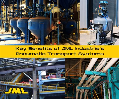 Key Benefits Of Jml Industries Pneumatic Transport System Jml
