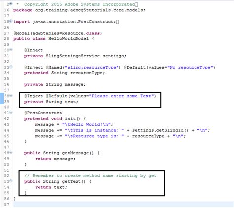 Use Sling Model With Sightly In AEM AEM CQ5 Tutorials