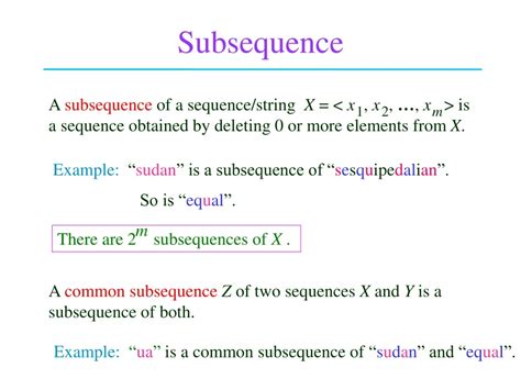 ppt subsequence powerpoint presentation free download id 9242923
