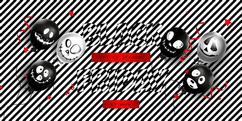 만화 스타일의 계절 판매 개념입니다 블랙 프라이데이 재미있는 얼굴이 있는 검은색 풍선과 흑백 줄무늬 추상 배경에 별과 색종이