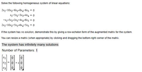 Solved Does It Really Have An Infinite Solution How Chegg Com