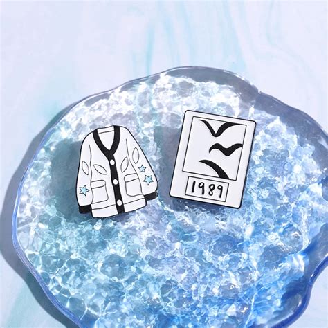Taylor Swift ‘folklore Stars Cardigan Enamel Pin Distinct Pins