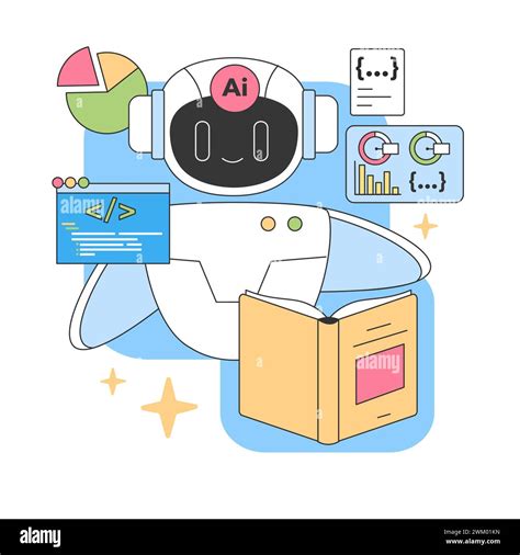 Ai Powered Virtual Assistant Analyses Data And Codes Active In Programming Tasks Exploring