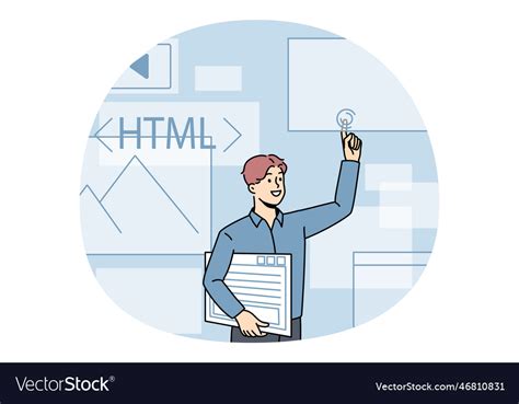 Computer Programming And Html Concept Royalty Free Vector
