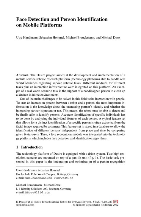 Pdf Springer Tracts In Advanced Robotics