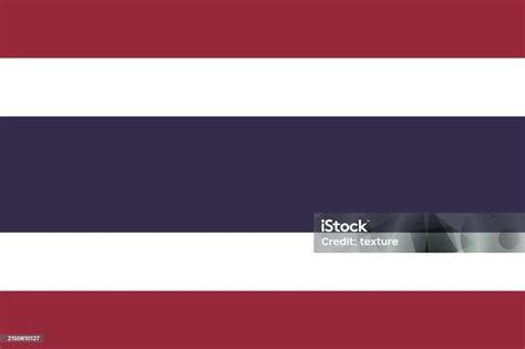 태국 국기입니다 태국의 국기 표준 크기 공식 비율입니다 직사각형 플래그입니다 표준 색상 플래그 아이콘입니다 디지털 일러스트레이션 컴퓨터 일러스트레이션 벡터 일러스트 레이 션