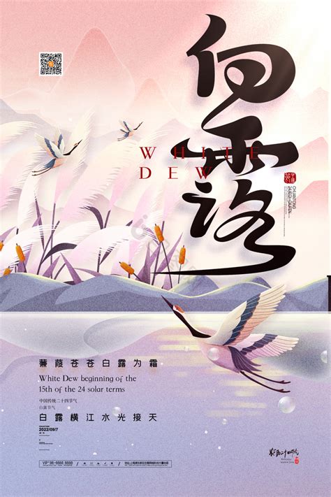 二十四节气白露模板 包图网