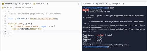 Edge Runtimejest Environment Fails When You Include Nextnavigation · Issue 406 · Vercel