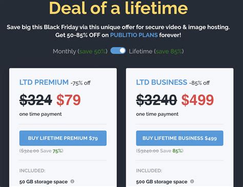 Publitio Is Offering 500gb Lifetime Video Host For 500 Black Friday 2022 Cloud Storage Deals
