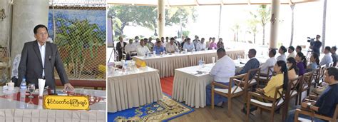 နိုင်ငံတော်စီမံအုပ်ချုပ်ရေးကောင်စီဥက္ကဋ္ဌ နိုင်ငံတော်ဝန်ကြီးချုပ် ဗိုလ်ချုပ်မှူးကြီး မင်းအောင်လ