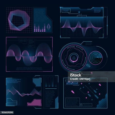 웹 Ui의 현대 디지털 기호입니다 벡터 그림 디자인 프로젝트에 대 한 설정 날씨에 대한 스톡 벡터 아트 및 기타 이미지 날씨 데이터 대시보드 시각 보조 자료 Istock