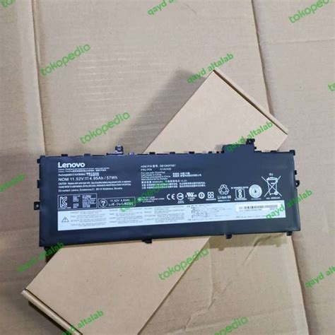 Promo Battery Baterai Lenovo Thinkpad X1 Carbon Gen 5 2017 Thinkpad X1C 5TH Diskon 23 Di Seller