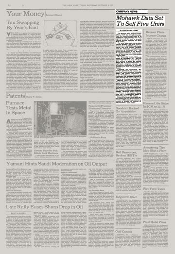 Mohawk Data Set To Sell Five Units The New York Times