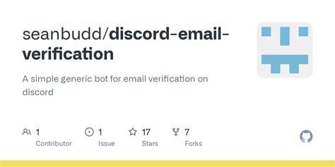 Github Seanbudddiscord Email Verification A Simple Generic Bot For Email Verification On Discord