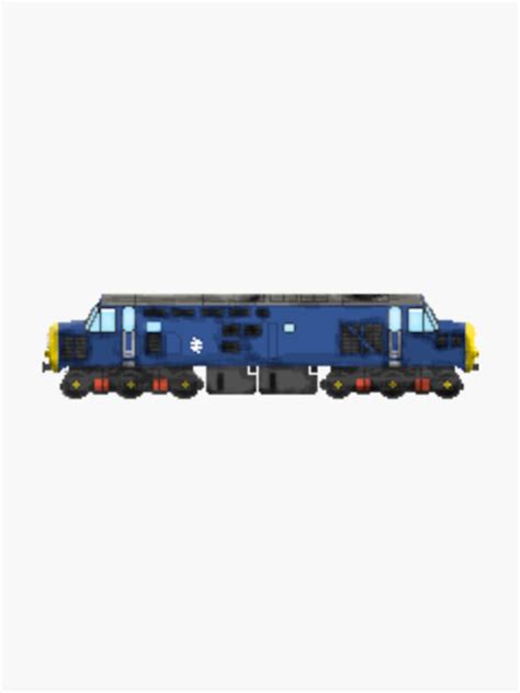 8bit Class 37 Br Blue Sticker For Sale By Sams 8bit Rail Redbubble
