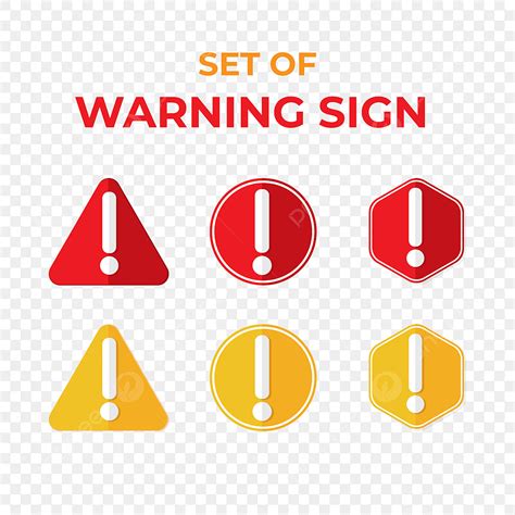 경고 표시 Png 세트 아이콘 일러스트 경고 경고 표시 경고 아이콘 Png 일러스트 및 벡터 에 대한 무료 다운로드 Pngtree