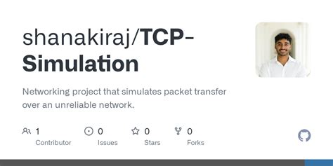 GitHub Shanakiraj TCP Simulation Networking Project That Simulates Packet Transfer Over An