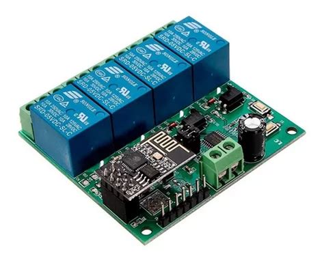 Módulo Relé 4 Canais Com Esp8266 Wifi Iot 5v R 120 Em São Paulo São Paulo Mebuscar Brasil