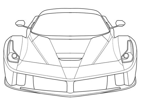 Ferrari Coloring Pages ColoringLib
