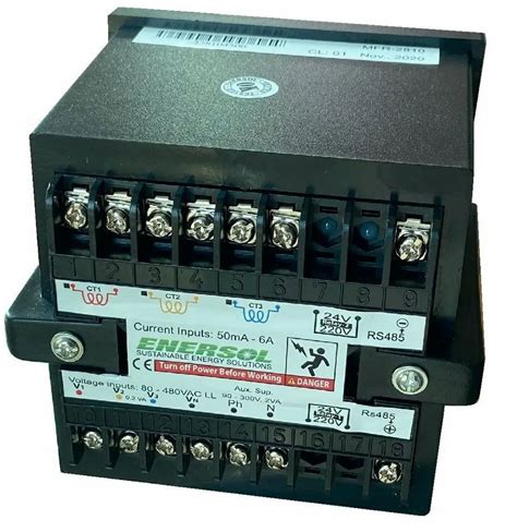 3phase1phase Led Seven Segment Multi Function Meters Mfr4805 Enersol