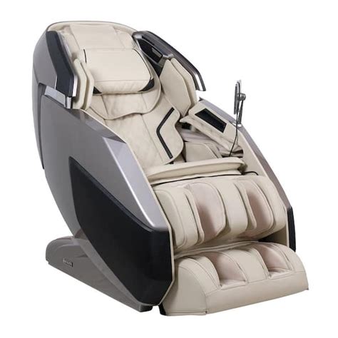 Infinity Imperial Syner D Massage Chair Graytan Faux Leather 188012311