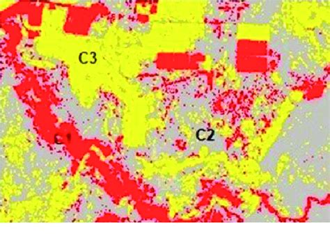 Digital Classification Of Land Cover C1 Class 1 Coverage Greater Download Scientific Diagram