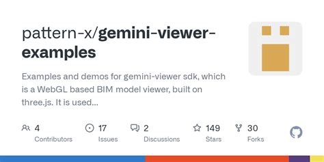 Github Pattern Xgemini Viewer Examples Examples And Demos For Gemini Viewer Sdk Which Is A