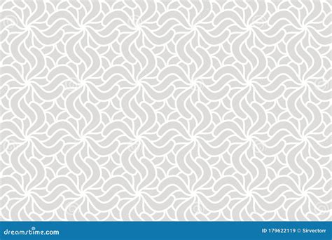 Geometric Seamless Pattern Vector Background With Abstract Line Texture Stock Vector