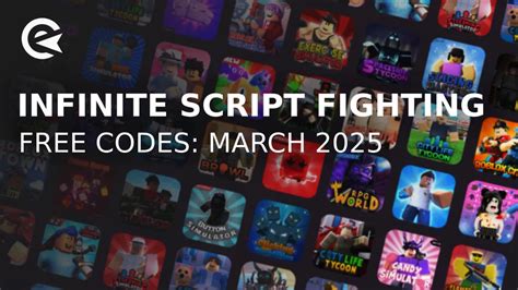 Infinite Script Fighting Codes March 2025 Earlygame