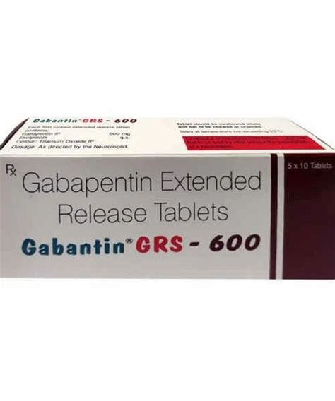 Gabantin 600 Gabapentin Extended Release Tablets 600mg At ₹ 199stripe Bulandshahr Id