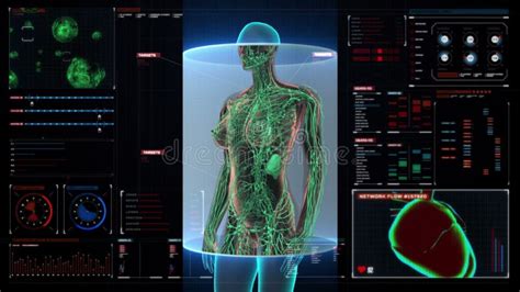 Digital Display Interface Technology Graph Futuristic Computer