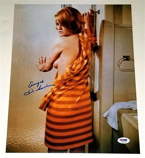 Angie Dickinson Signed 11x14 Sexy Cleavage Photo Rio Bravo Police Woman