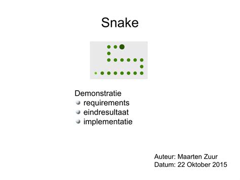 Demo Snake PPT