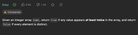 Leetcodepython 217 Contains Duplicate