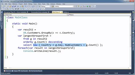 C Linq Counting Elements In Groups Youtube
