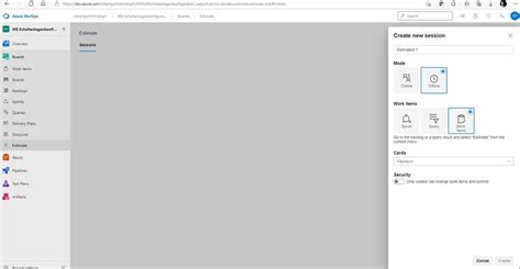 Cant Create New Estimate Session In Azure Devops · Issue 39