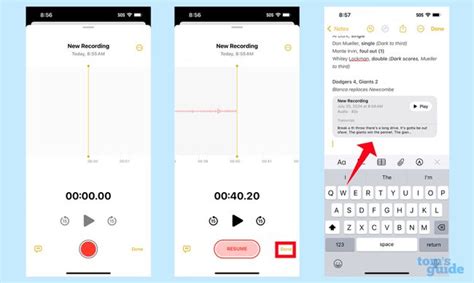 How To Make An Audio Recording In The Ios Notes Tom S Guide