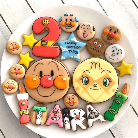 連投すみませんアンパンマンとメロンパンナちゃんの組み合わせ♪ありがとうございました！icingcookies Anpanman