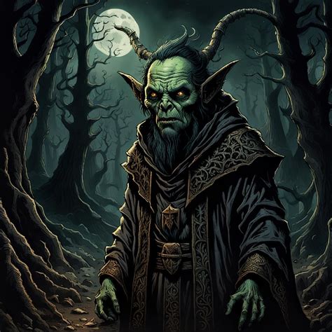 Evil Goblin Warlock Ai Generated Artwork Nightcafe Creator