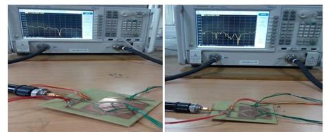 a design for adaptive reconfigurable antenna b fabricated