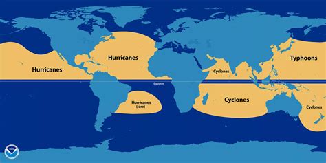Hurricanes Cyclones And Typhoons Whats In A Name Nesdis