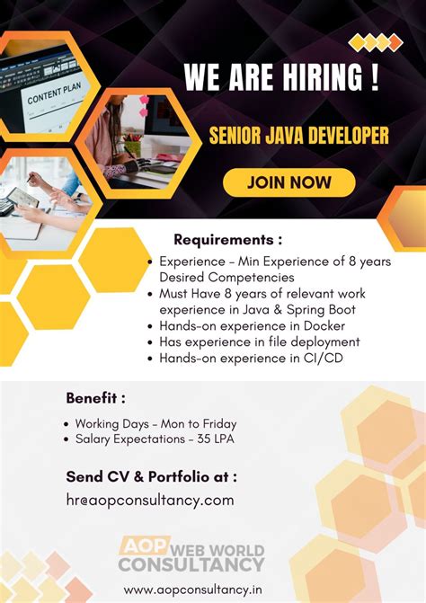 Javadeveloper Javadevloper Jobs Hiring Devloperjobs Aop Hr Consultancy