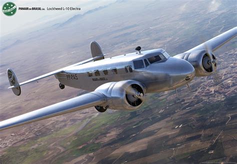 Lockheed Electra Digital Art By Gino Marcomini Fine Art America