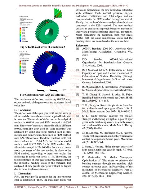 Analysis Of Stress And Deflection Of Spur Gear By Using New Analytical Method Based On Taguchi