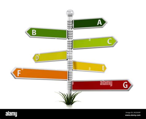 Energy Efficiency Chart Stock Photo Alamy