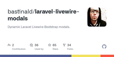 Github Bastinaldlaravel Livewire Modals Dynamic Laravel Livewire Bootstrap Modals